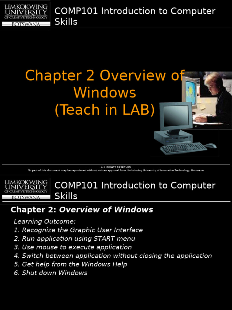 Chapter 2 Overview of Windows | PDF | Computer Architecture | Software