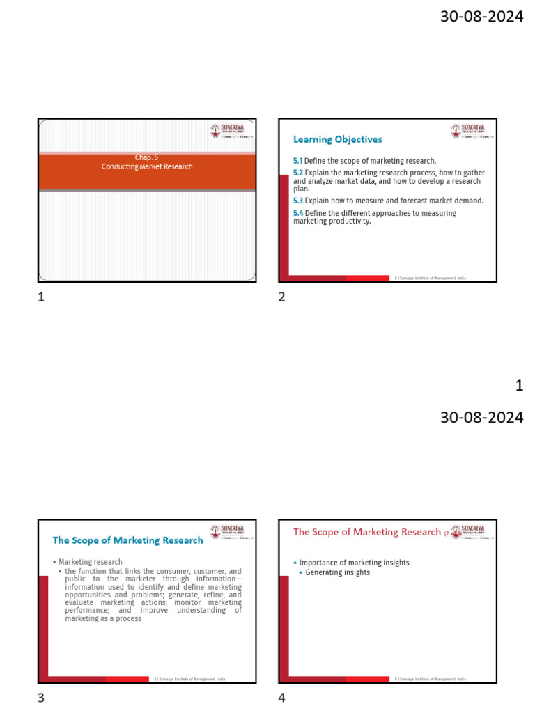 Chapter-5 - Conducting Market - Research Hujju | PDF | Marketing ...
