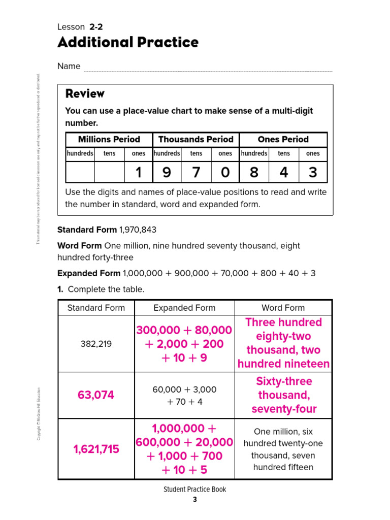 Practice ans key 2.2 | PDF