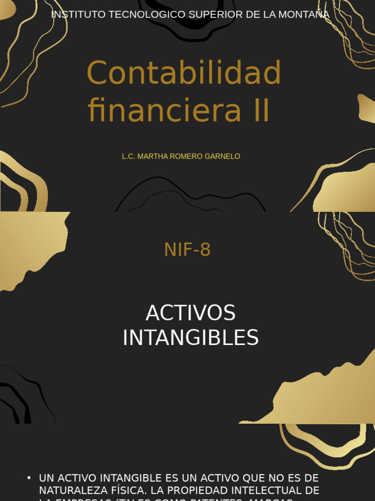 Conta 2 Activo Intangible | PDF