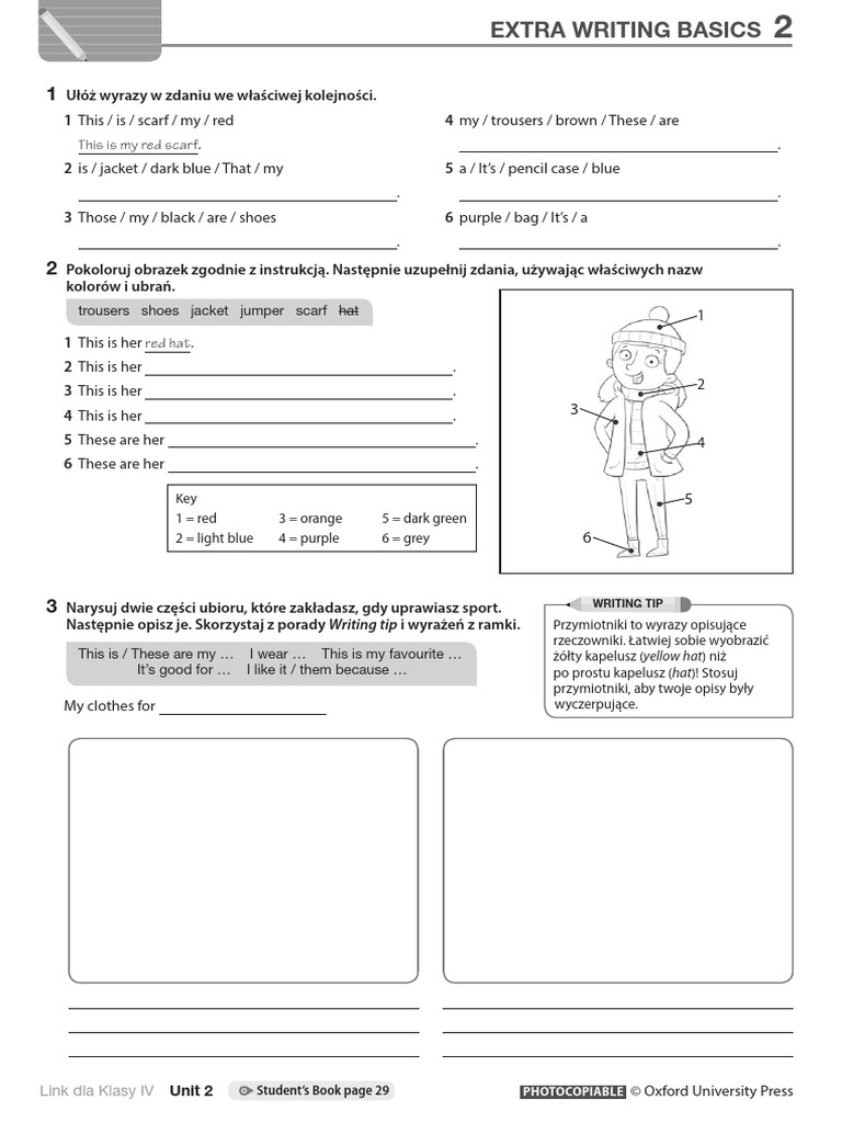 Link L4 U2 Writing Basics Ws | PDF