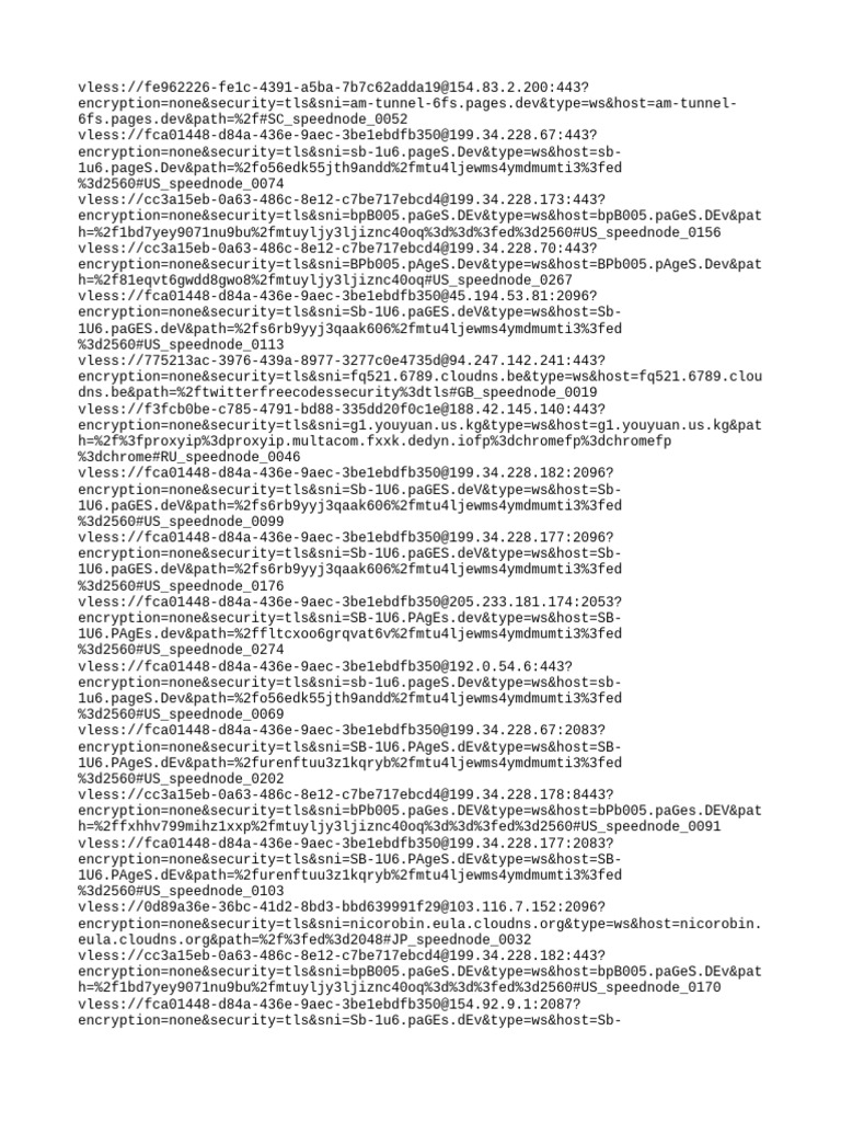 VLESS Proxy Server Configurations | PDF | Chess Theory | Chess