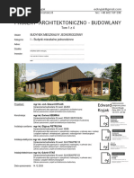 Projekt Domu Dom W Malinówkach - ARCHON+ | PDF
