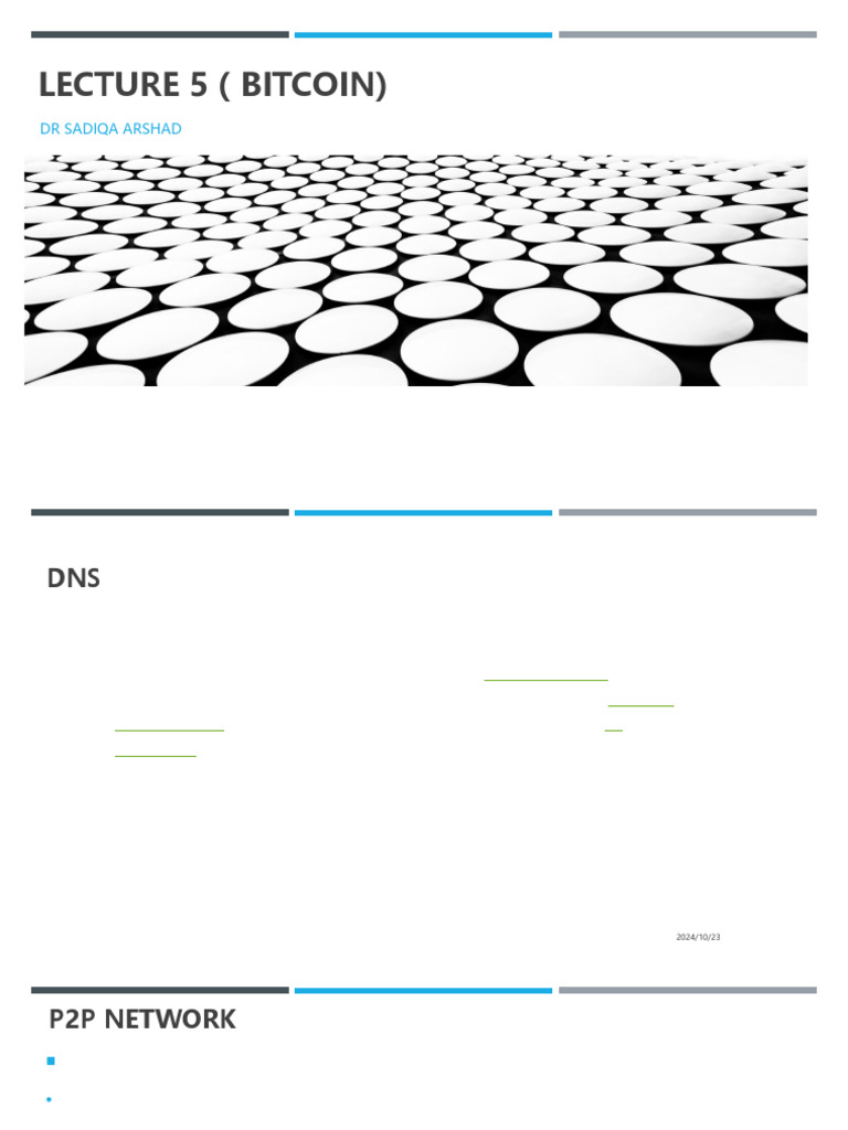 Lec4 1BitcoinBlockdownload | PDF | Domain Name System | Peer To Peer