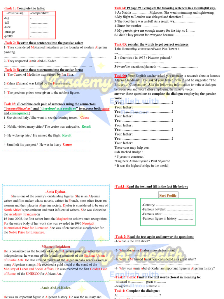 4ms Revision 2023 | PDF | Mosque | Algiers