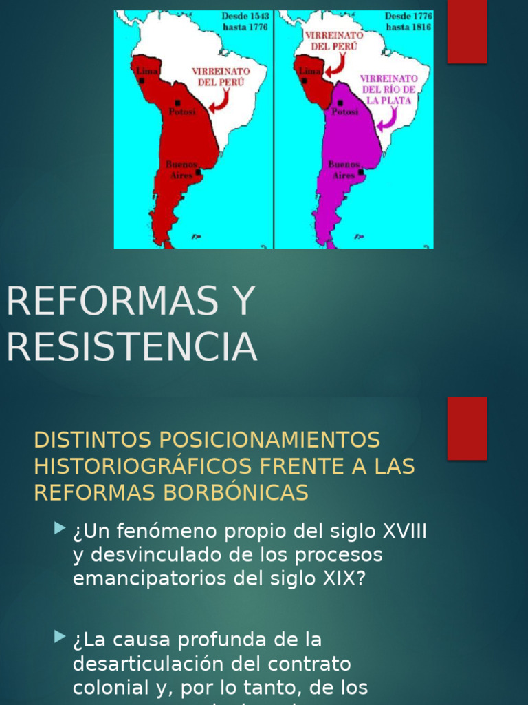 24 Reformas Borbónicas y Virreinato | PDF | Colonización española de ...