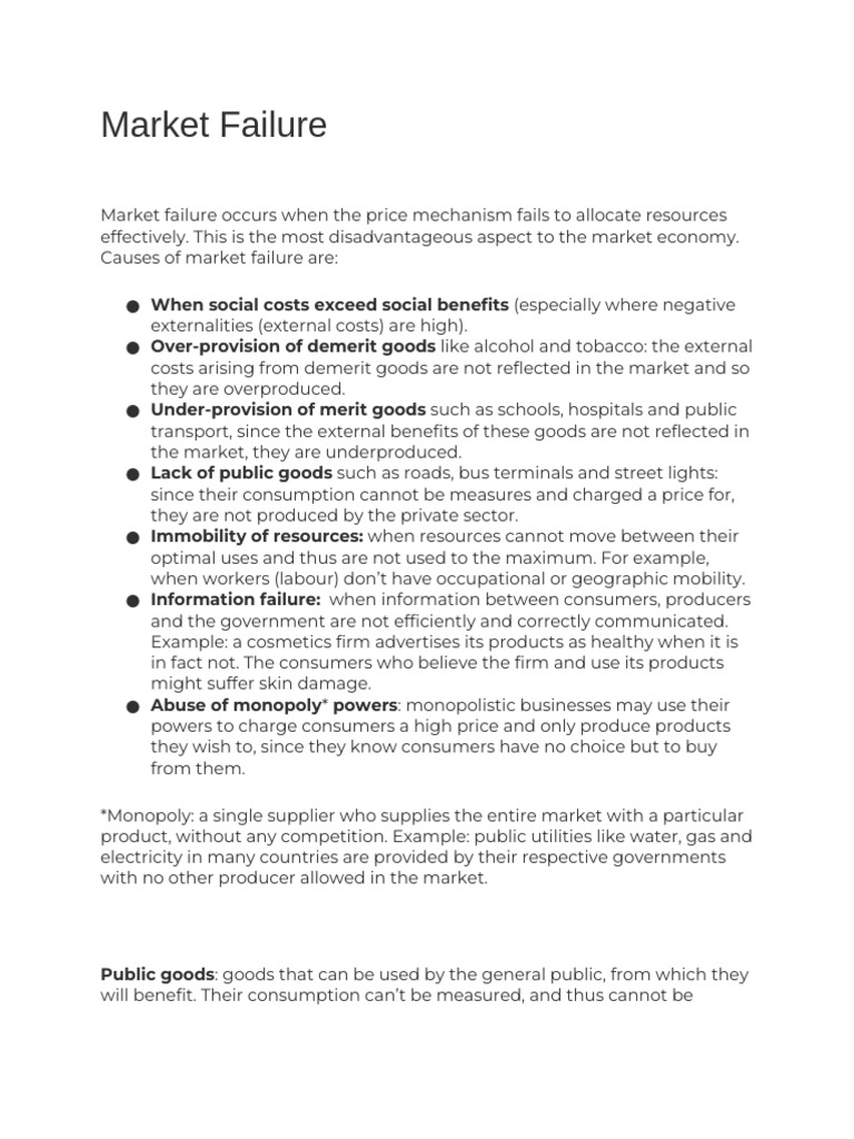 Understanding Market Failure Basics | PDF | Externality | Market Failure