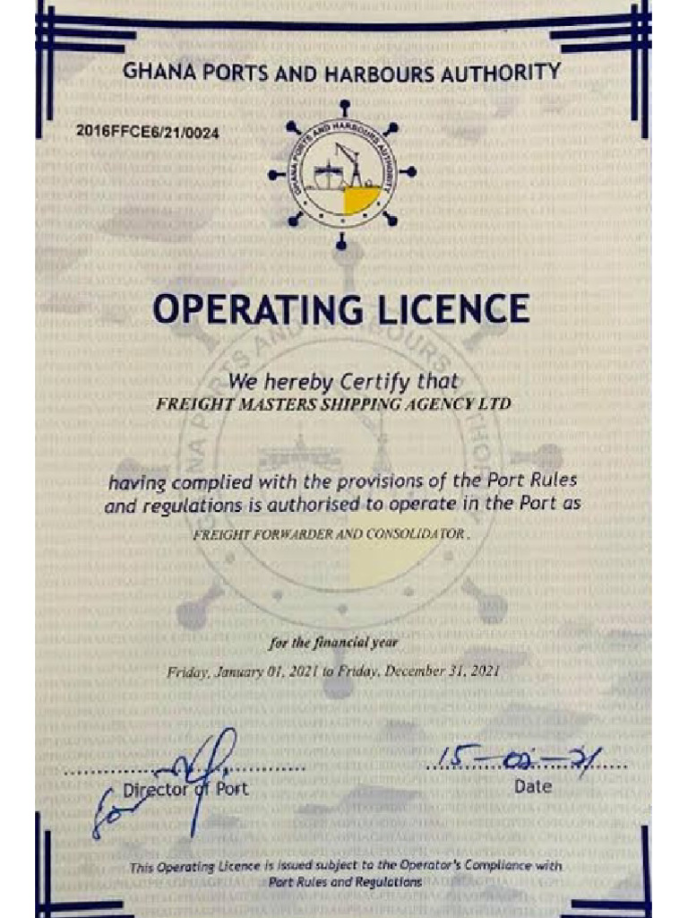 Shipping License | PDF