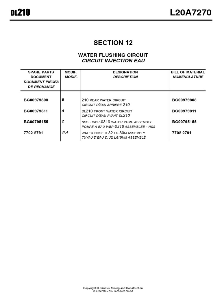 S12 Water Flushing Circuit | PDF | Chemical Engineering | Tools