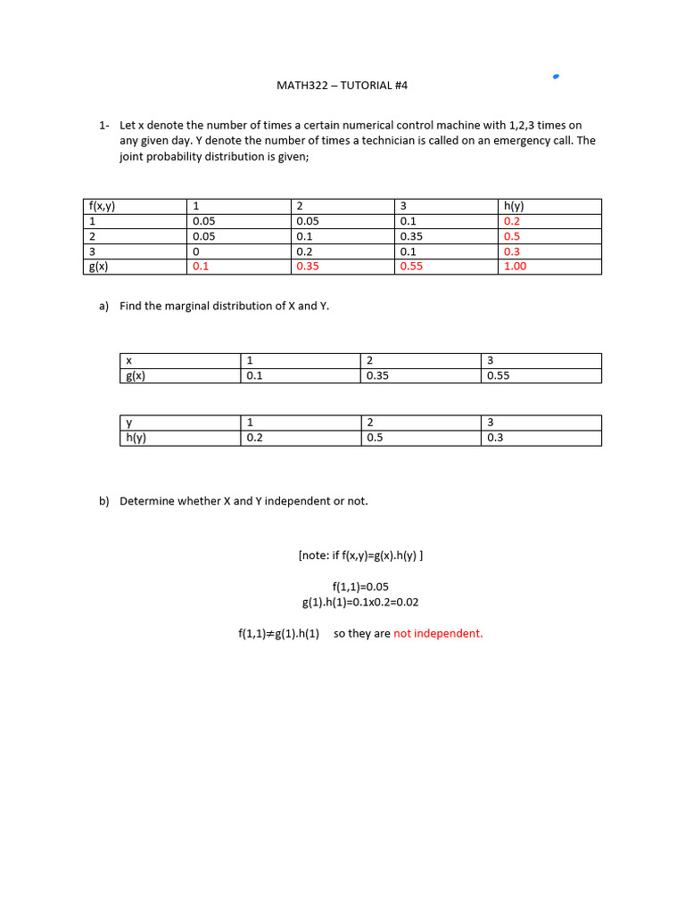 Math322 Tutorial4 | PDF | Measure Theory | Statistical Models