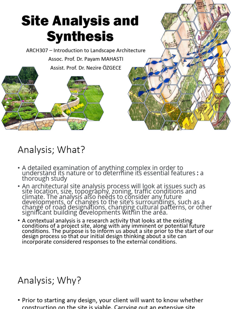 Site Analysis and Synthesis in Architecture | PDF | Map | Space