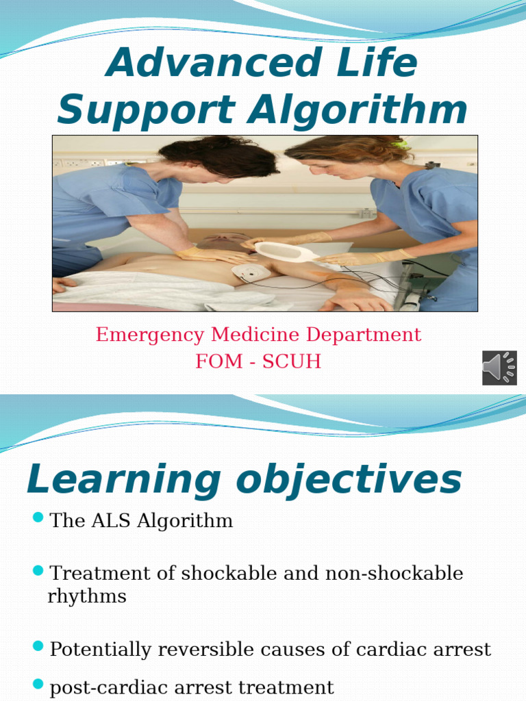 Advanced Life Support Guide | PDF | Cardiopulmonary Resuscitation | Cardiac Arrest
