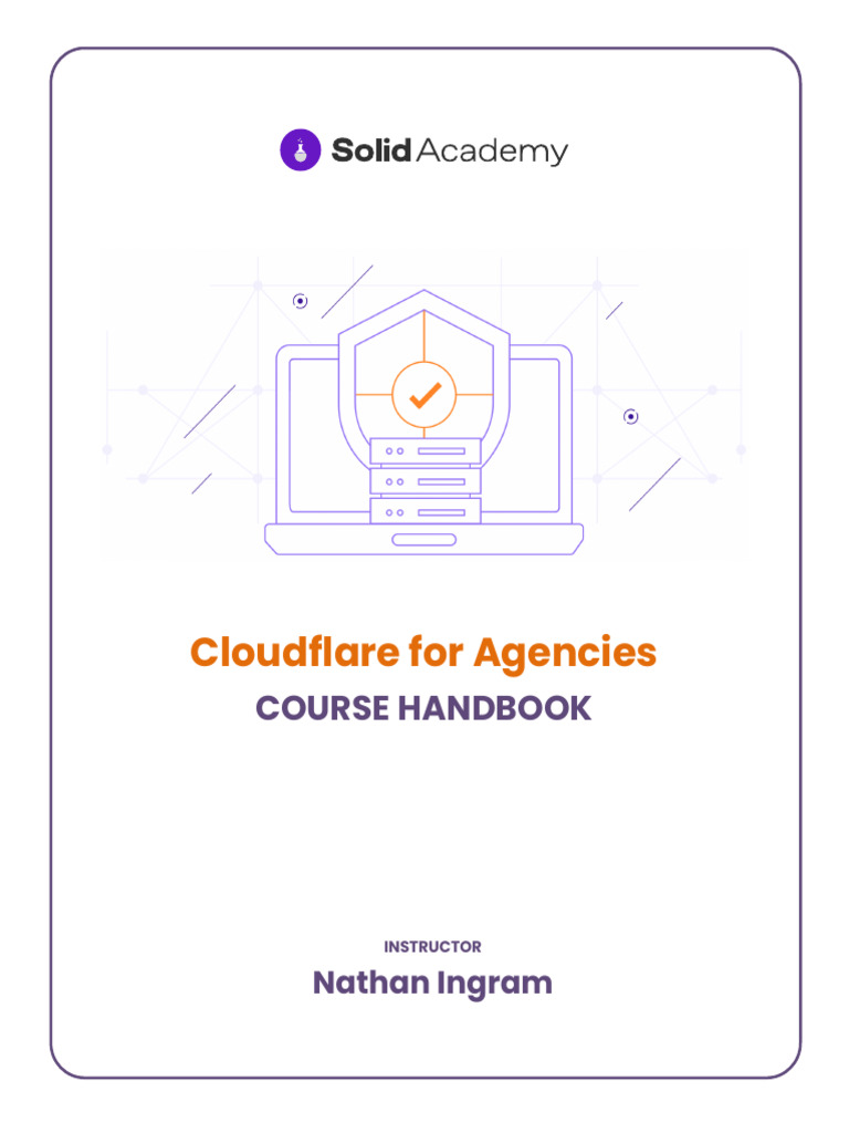 Cloudflare For Agencies - Course Handbook (2024) | PDF | Security ...