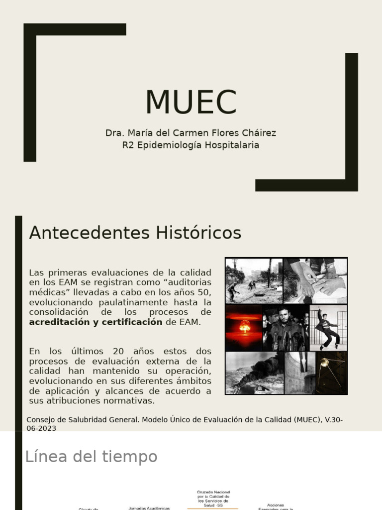 MUEC: Evaluación Integral de Atención Médica | PDF | Calidad (comercial ...