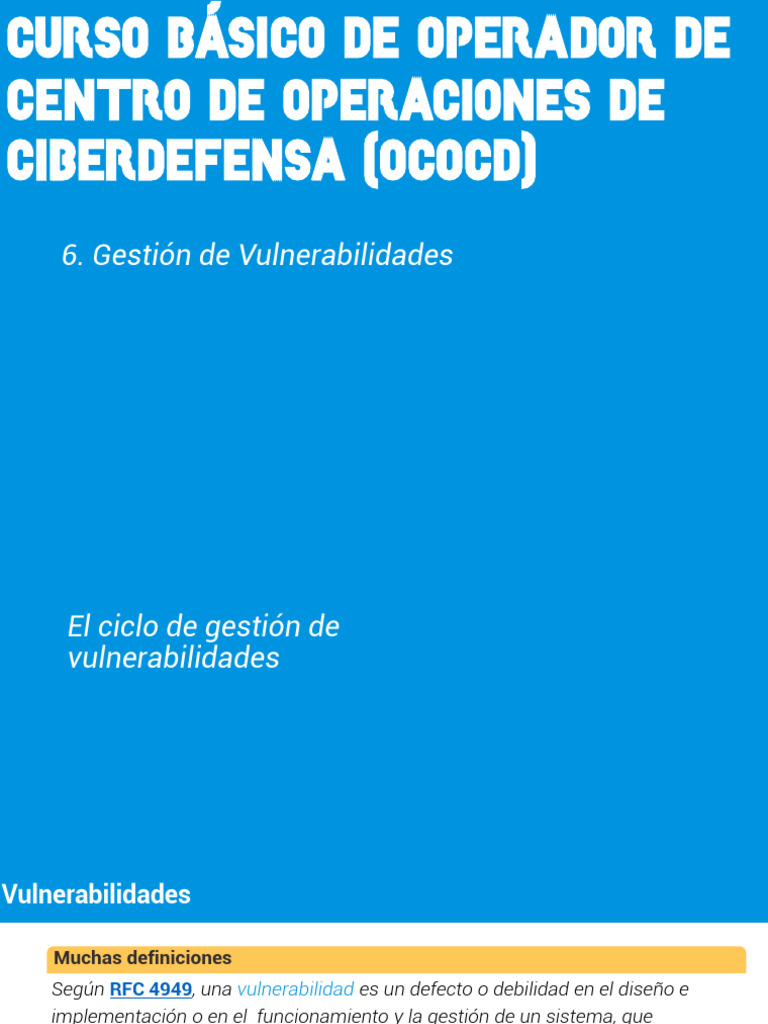 Gestion de Vulnerabilidades | PDF | Vulnerabilidad (informática ... Gestion de Vulnerabilidades | PDF | Vulnerabilidad (informática ...
