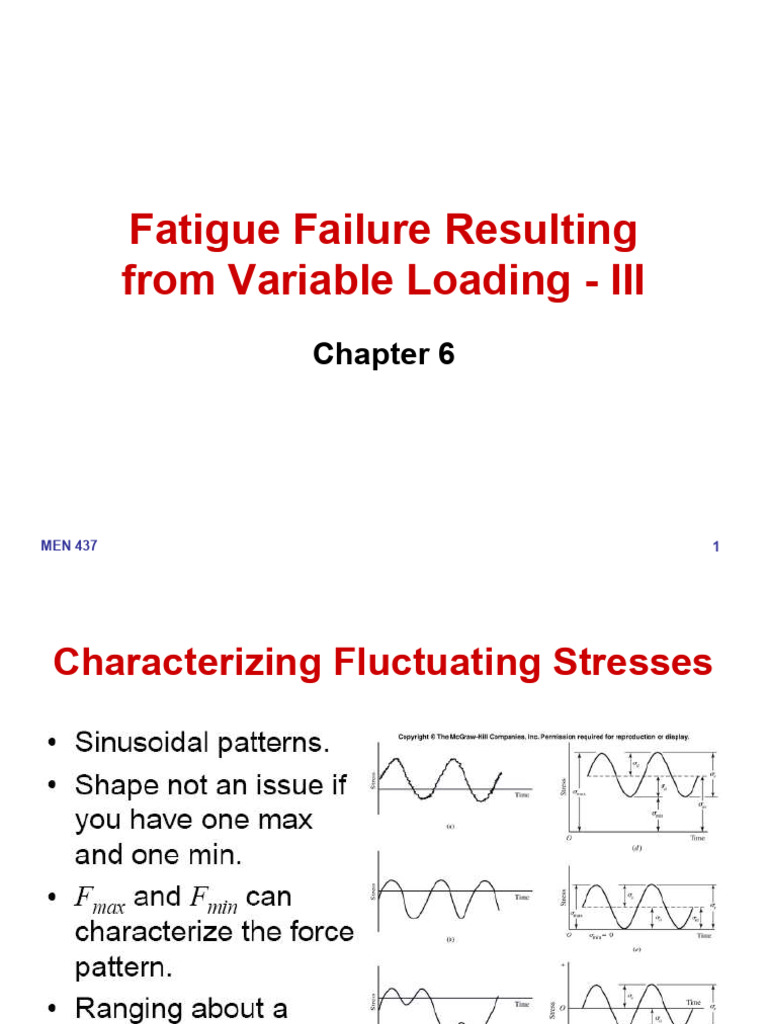 Fatigue III | PDF | Strength Of Materials | Fatigue (Material)