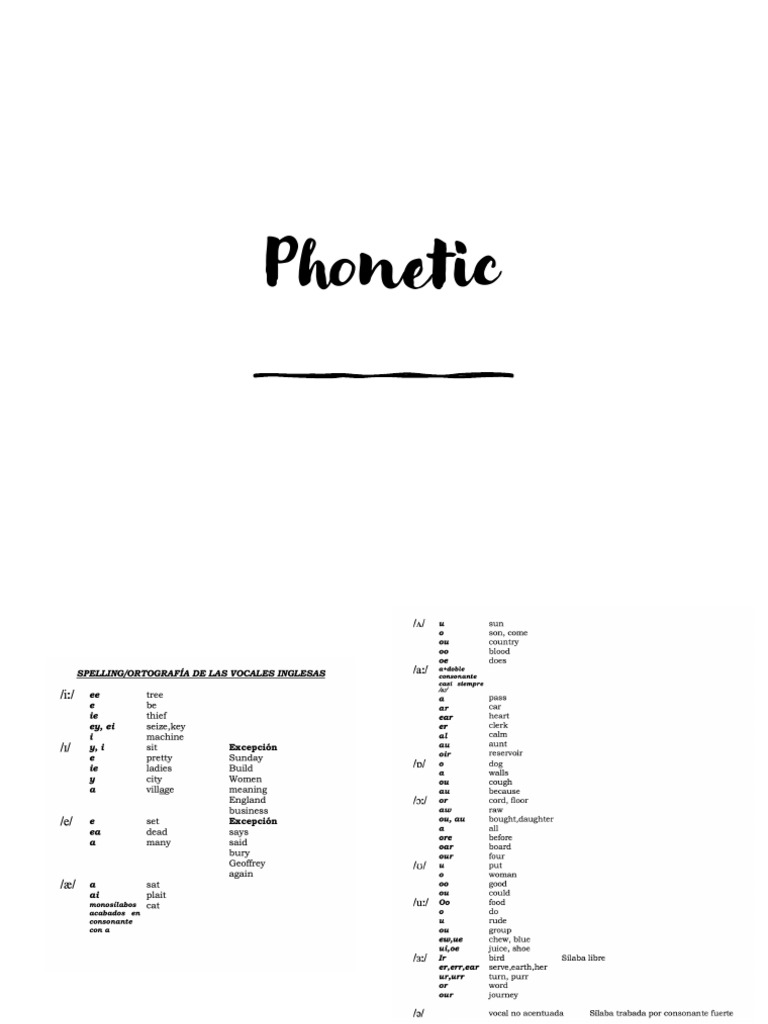 Phonetics | PDF