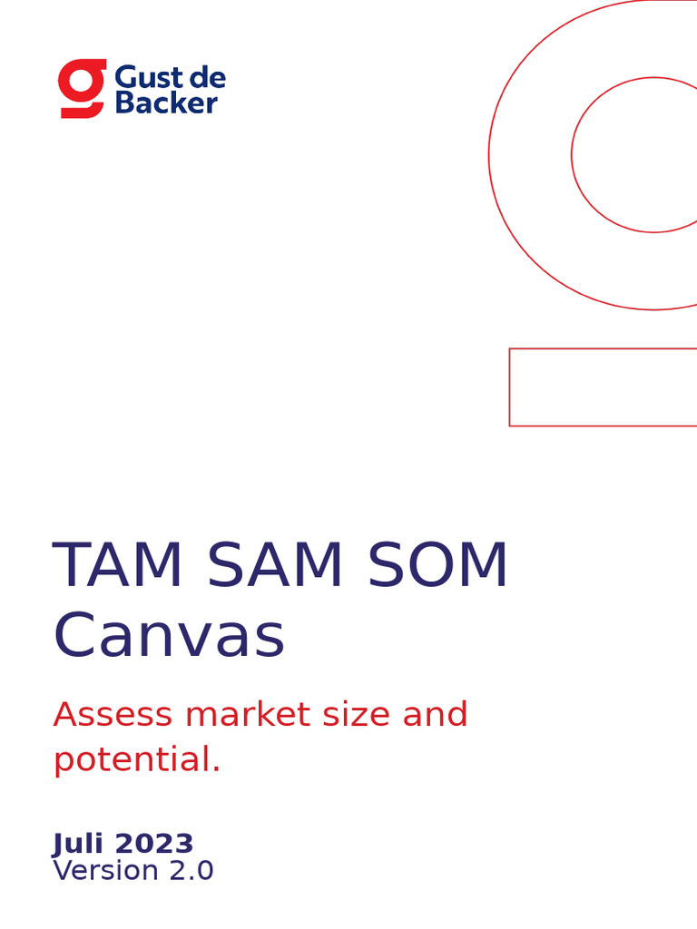 TAM SAM SOM Canvas for Market Assessment | PDF | Business | Economies