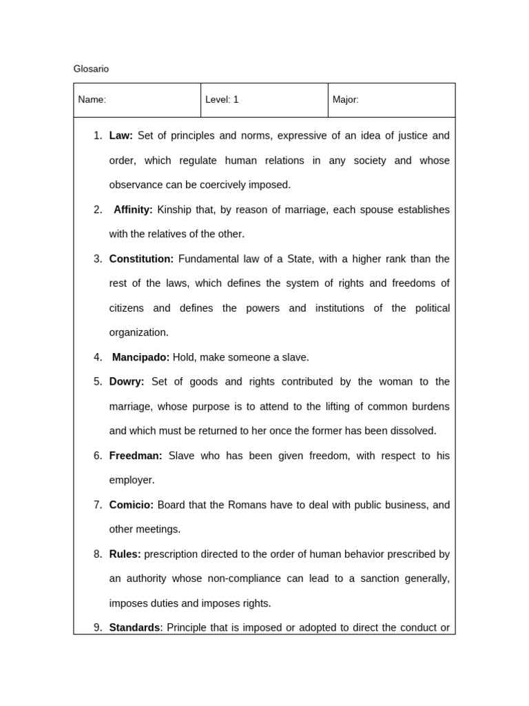 Glossary - | PDF | Marriage | Roman Empire Glossary - | PDF | Marriage | Roman Empire