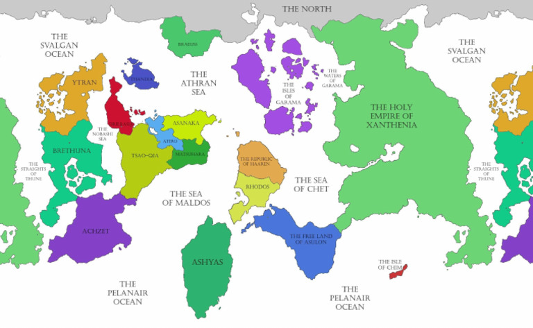 Fantasy World Political Map by Sheep Militia D4us9sp | PDF
