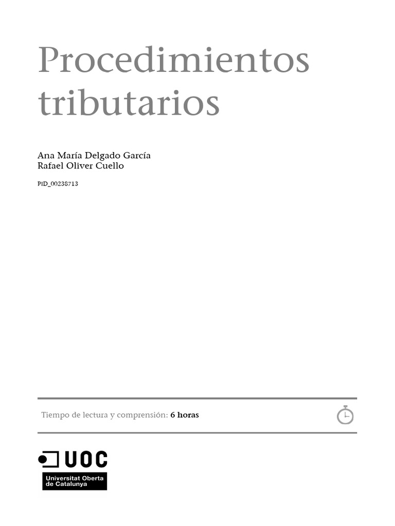Módulo 4, Procedimientos Tributarios | PDF | Regulación | Estatuto de limitaciones