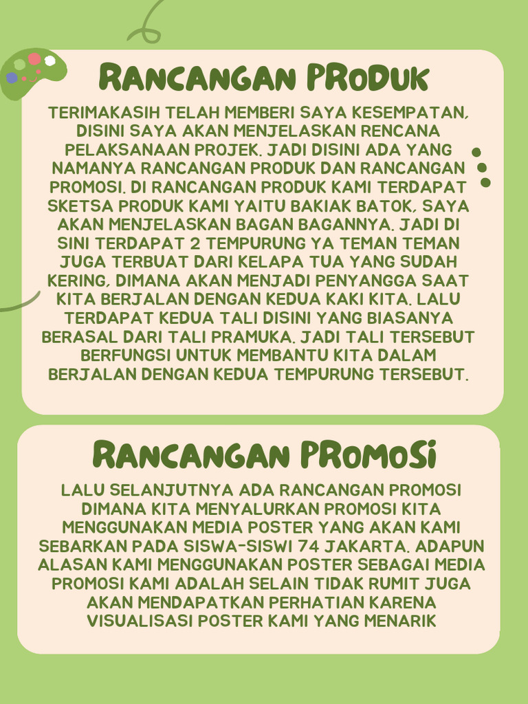 Rancangan Produk | PDF