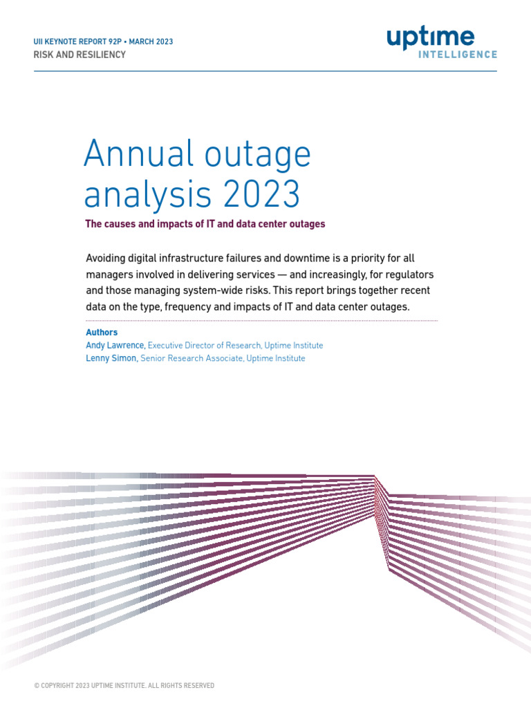 outrage 2023 | PDF | Cloud Computing | Data Center