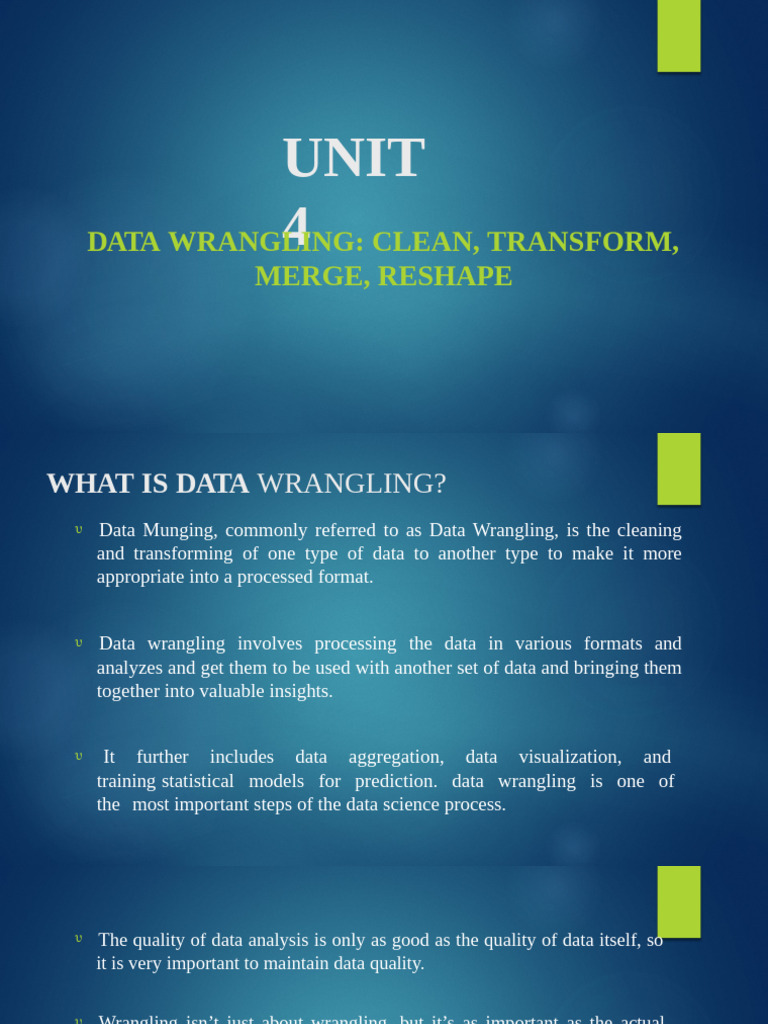 Unit 4 Pdf Data Computer Science