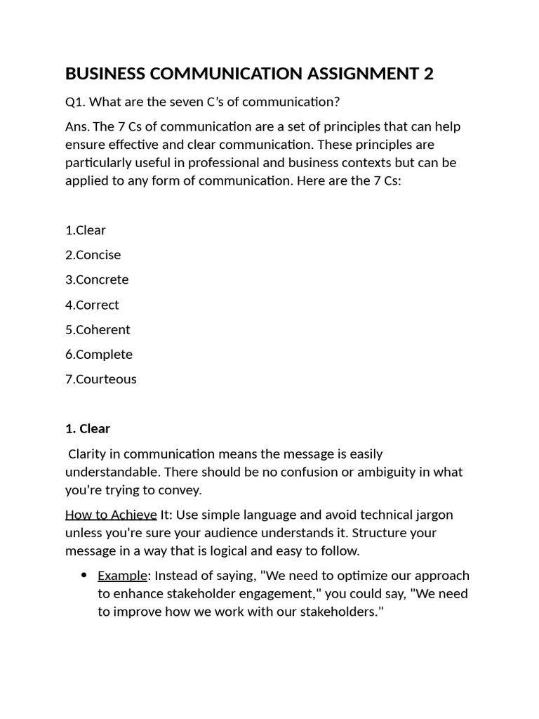Business Communication Assignment 2 | PDF | Psychology | Mental Health