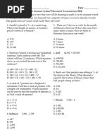 Grade 2 Math Quiz | PDF