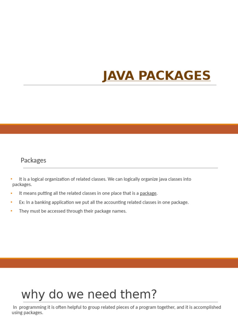 JAVA PACKAGES | PDF | Class (Computer Programming) | Java (Programming ... JAVA PACKAGES | PDF | Class (Computer Programming) | Java (Programming ...