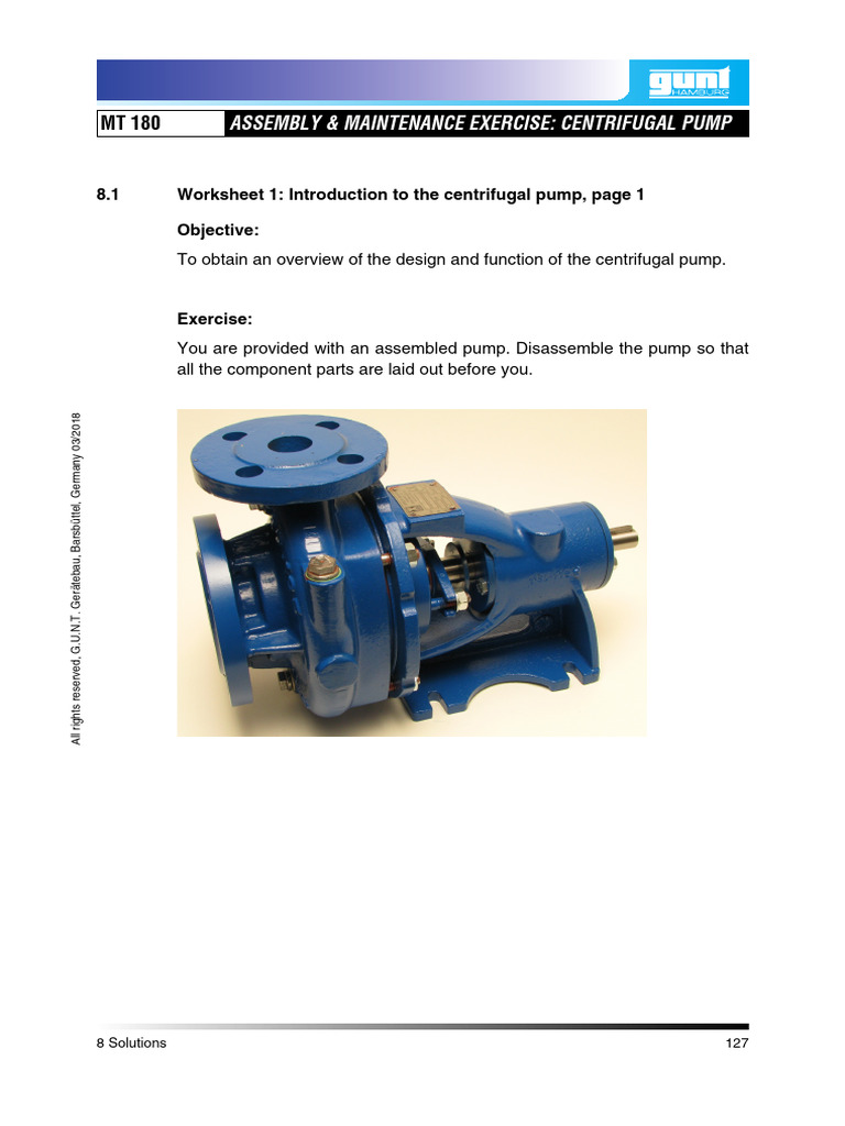 Centrifugal pump | PDF | Pump | Bearing (Mechanical)