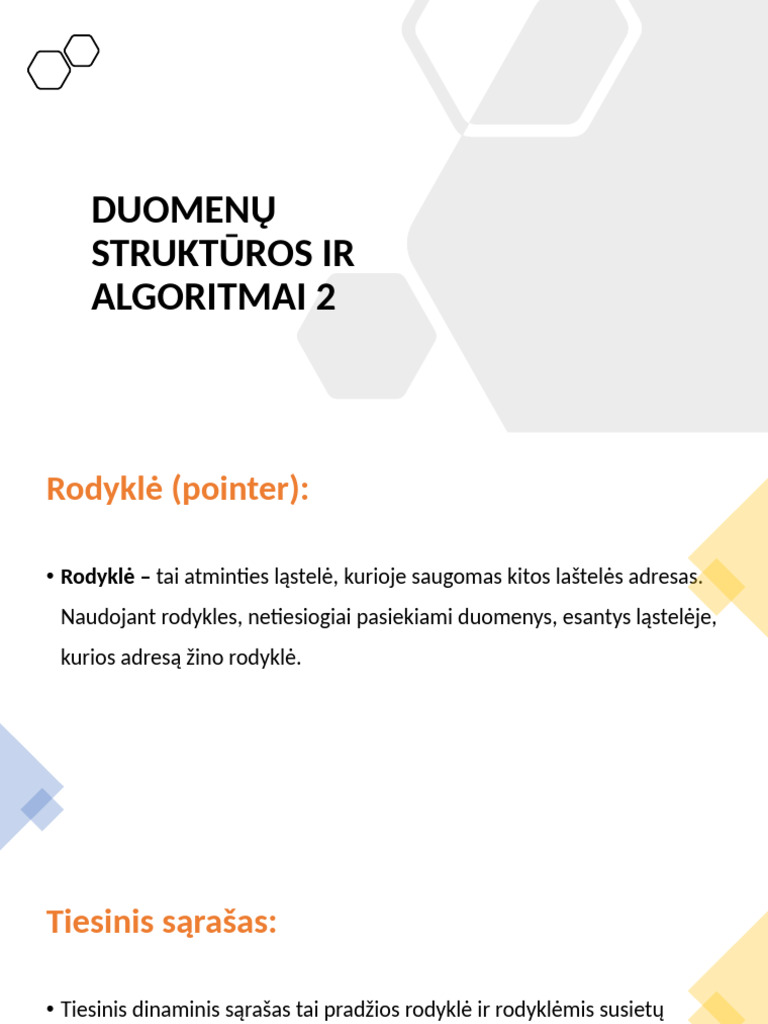 Duomenų Struktūros Ir Algoritmai 2 | PDF
