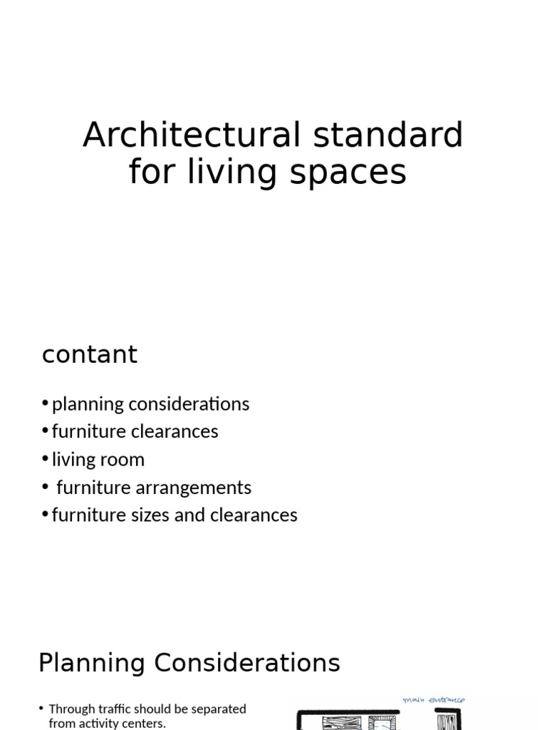 Living Room Furniture Layout Standards | PDF | Furniture | Chair