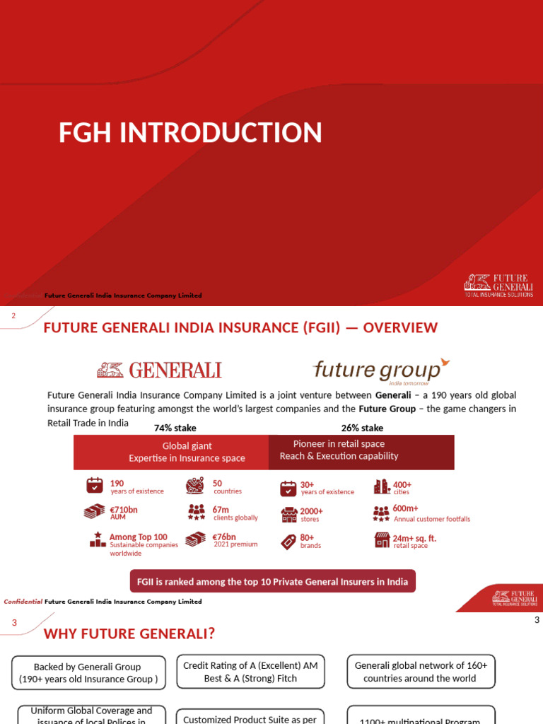 FGH Introduction Revised | PDF | Insurance