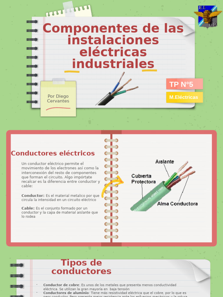 Componentes de Las Instalaciones Industriales | PDF | Corriente ...