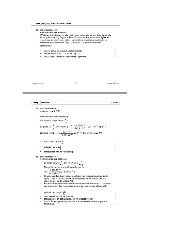 Antwoorden Oefentoets | PDF