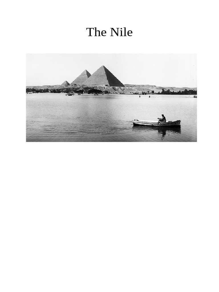 The Nile's Role in Ancient Egypt | PDF | Nile | Ancient Egypt