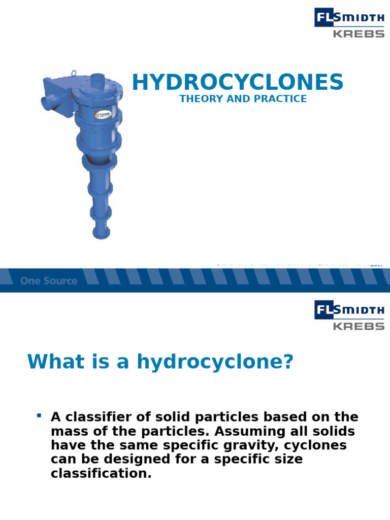 Hydro Cyclone Training | PDF | Pressure | Materials