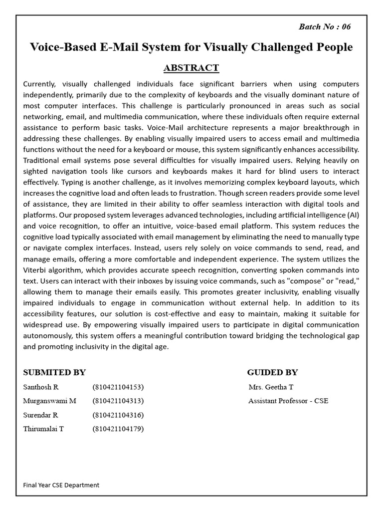 mini project | PDF | Computer Keyboard | Speech Recognition