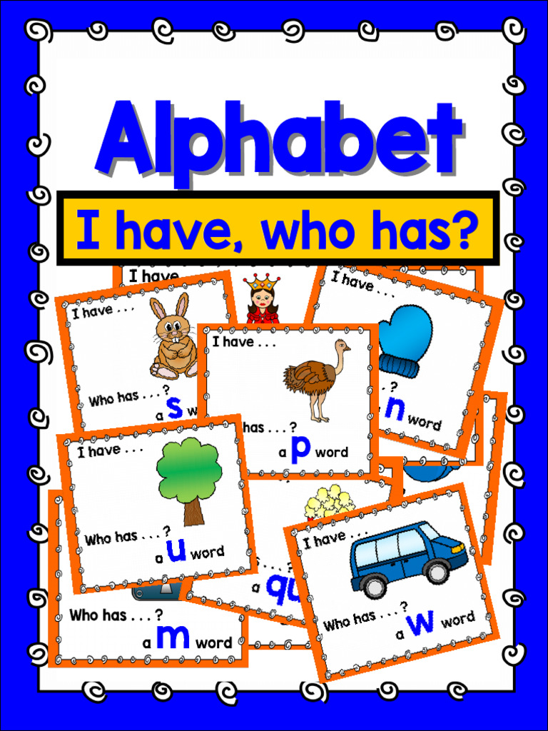 Alphabet Game: I Have, Who Has? | PDF | Intellectual Works | Civil Law ...