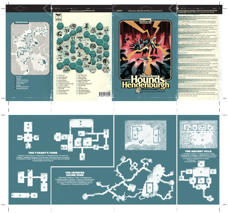 Hounds of Hendenburgh Adventure Module | PDF | Chess | Chess Theory