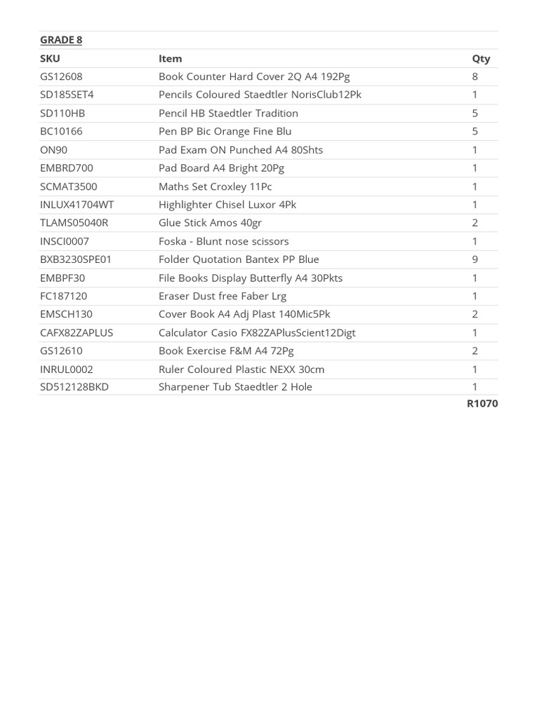 Grade 8 | PDF