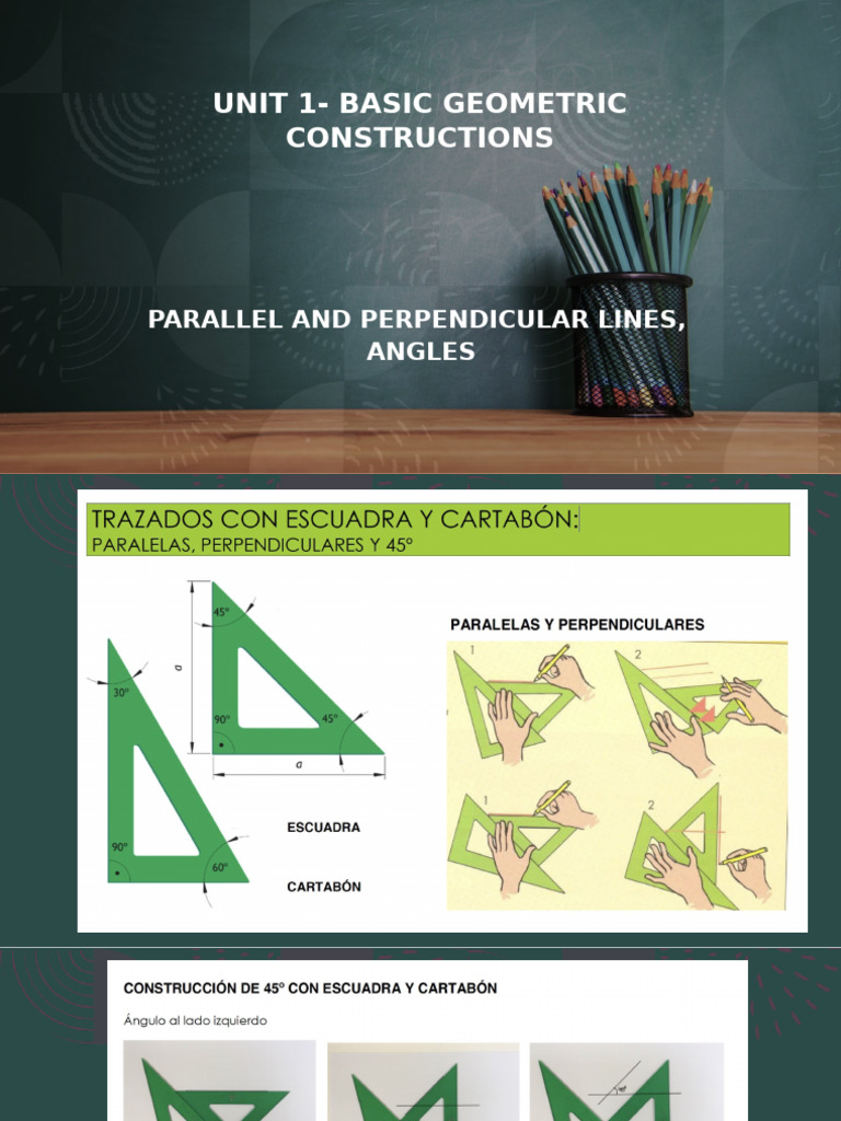 3 - Unit 1-Basic Geometric Constructions | PDF | Teaching Methods ...