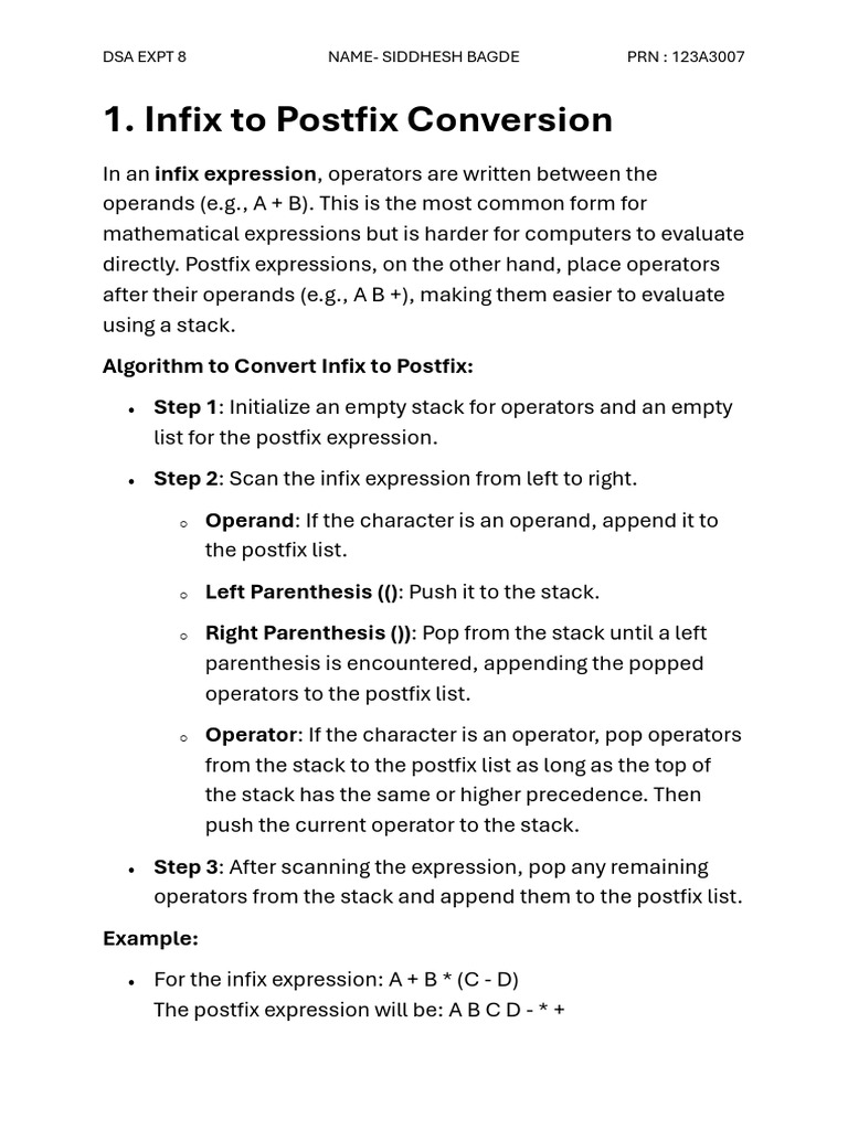 Dsa Expt 8 123a3007 | PDF | Mathematics | Notation