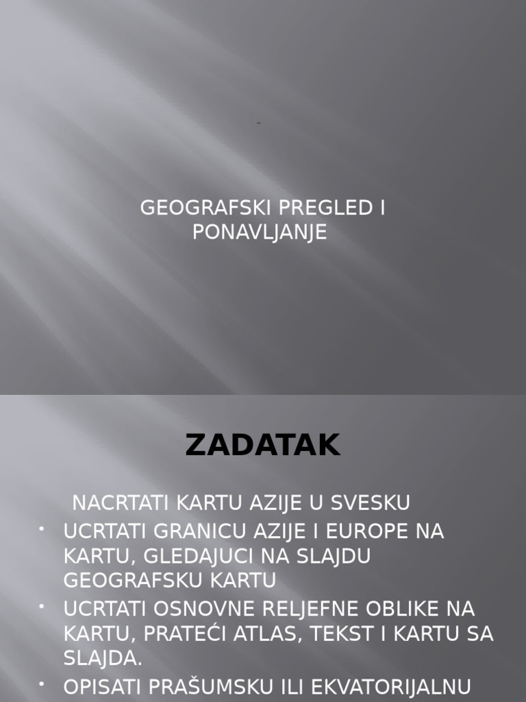 Viii Razred Azija Ponavljanje | PDF