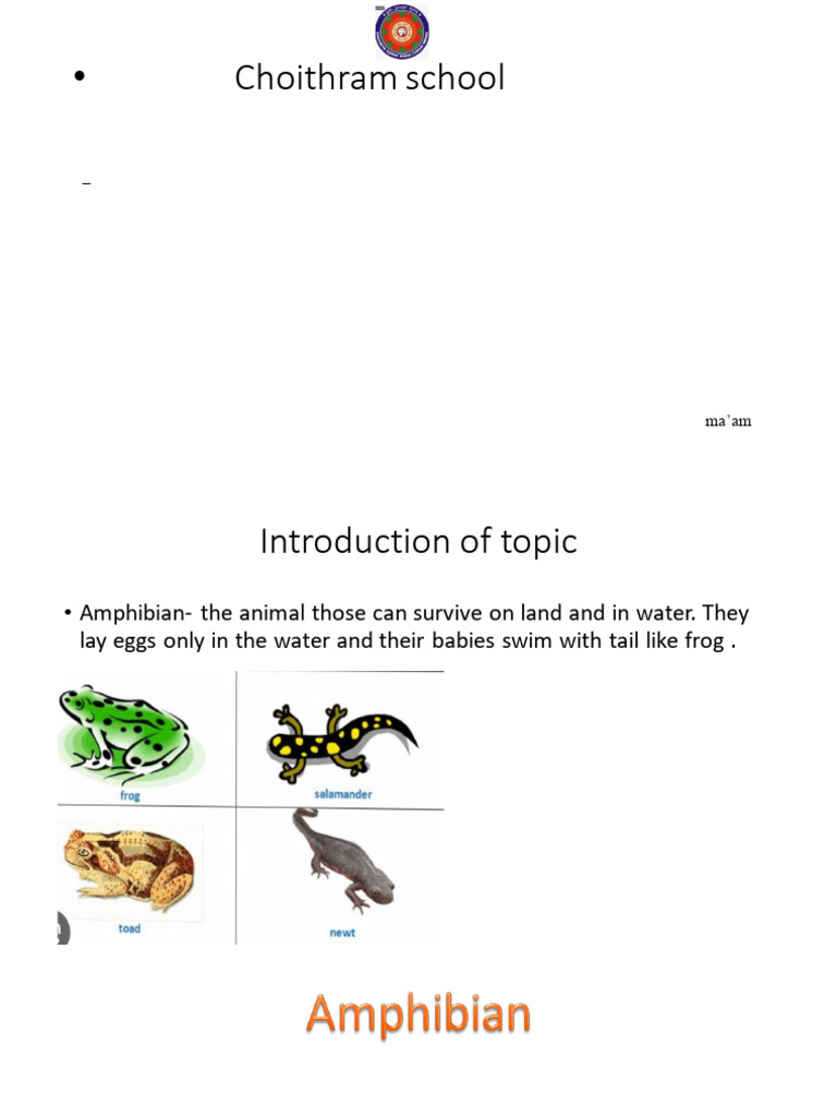 Understanding Amphibians: Characteristics & Reproduction | PDF