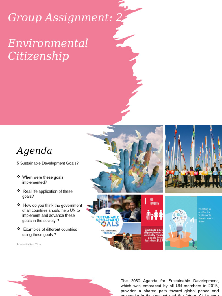 Group Assignment 2 Env Citizen | PDF | Sustainability | Sustainable Development