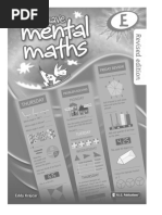 New Wave Mental Maths (Book E) - Answers: Tuesday | PDF
