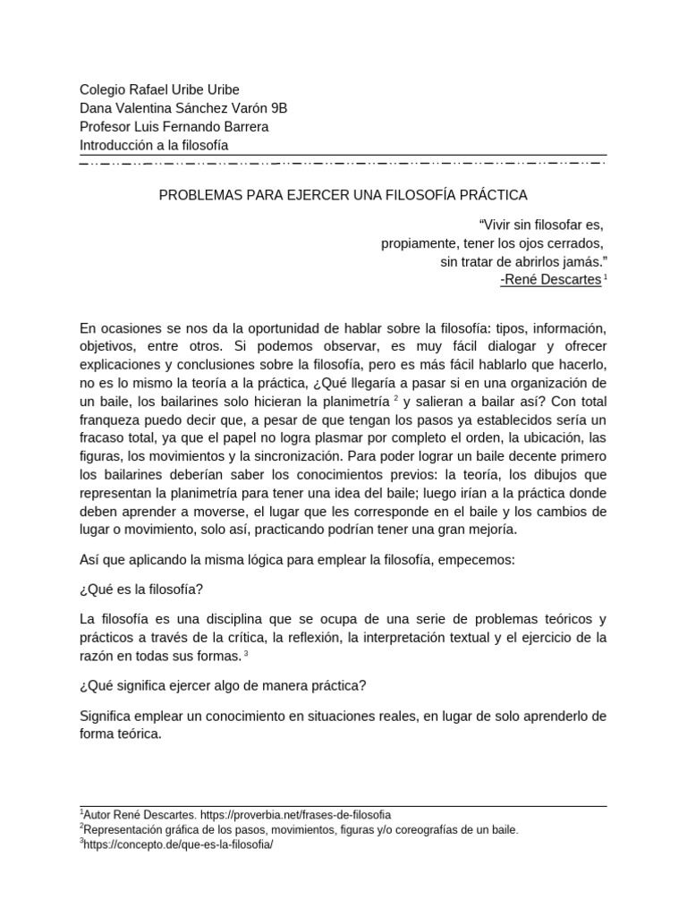 Problemas para Ejercer Una Filosofia Practica | PDF | Amor | Teoría